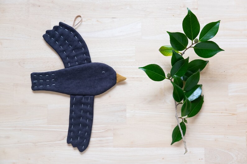 Bird Sewing Pattern PDF Songbird Wall Hanging Tutorial - Etsy Australia