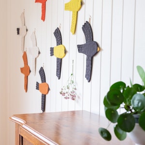 Bird Sewing Pattern PDF Songbird Wall Hanging Tutorial - Instant ...