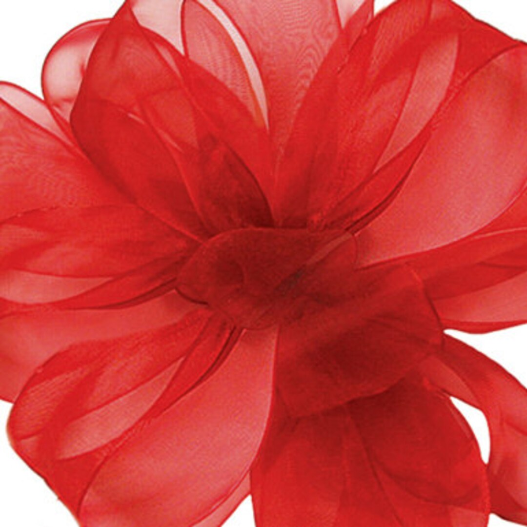 Red Sheer Ribbon (10-##-S-008) - Etsy