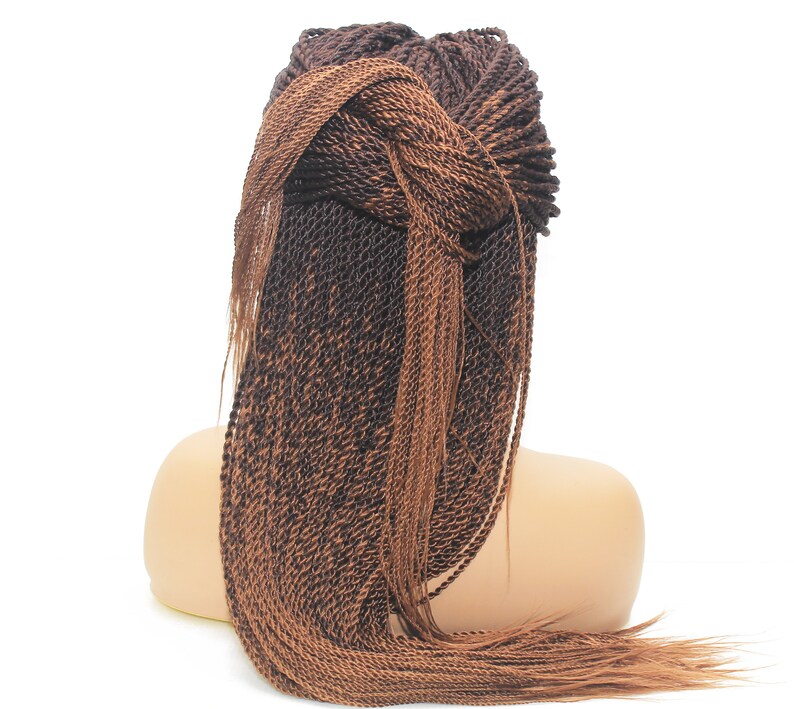 Fully Hand Braided Wig/ Braided Wig/ Lace Closure Wig / - Etsy Canada