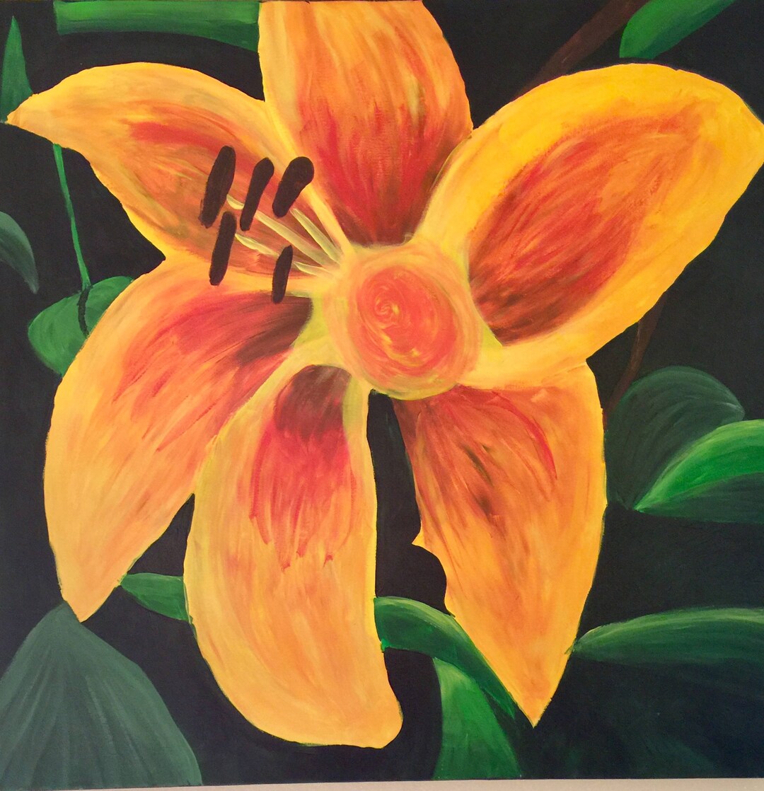 Flower Painting - Etsy