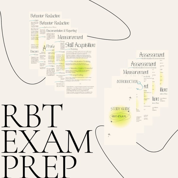 Rbt Study Guide - Etsy