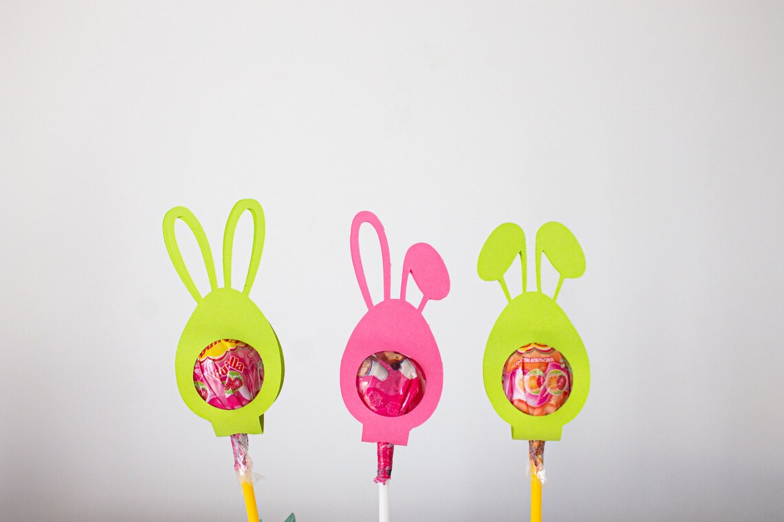 Easter Lollipop Holders SVG Easter Sucker Holder SVG Candy - Etsy