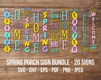 Spring Porch Sign - Etsy