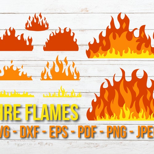 Flames SVG - Etsy