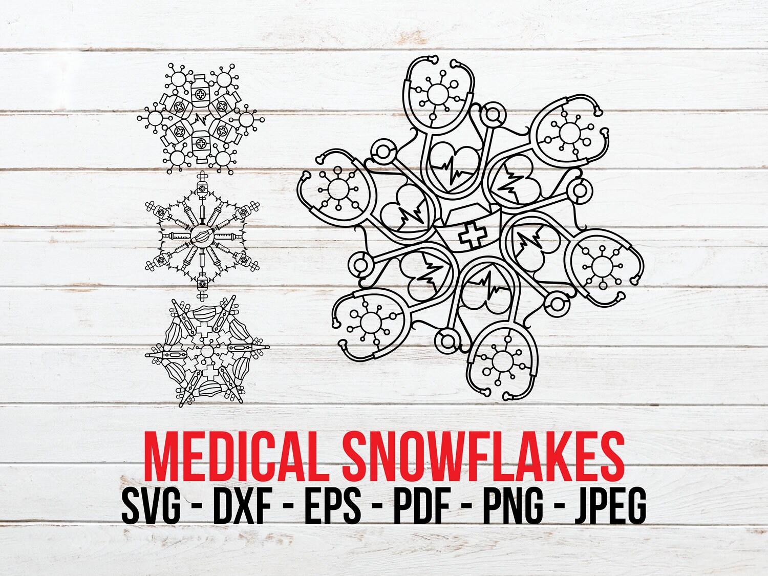 Nurse Snowflake - Etsy
