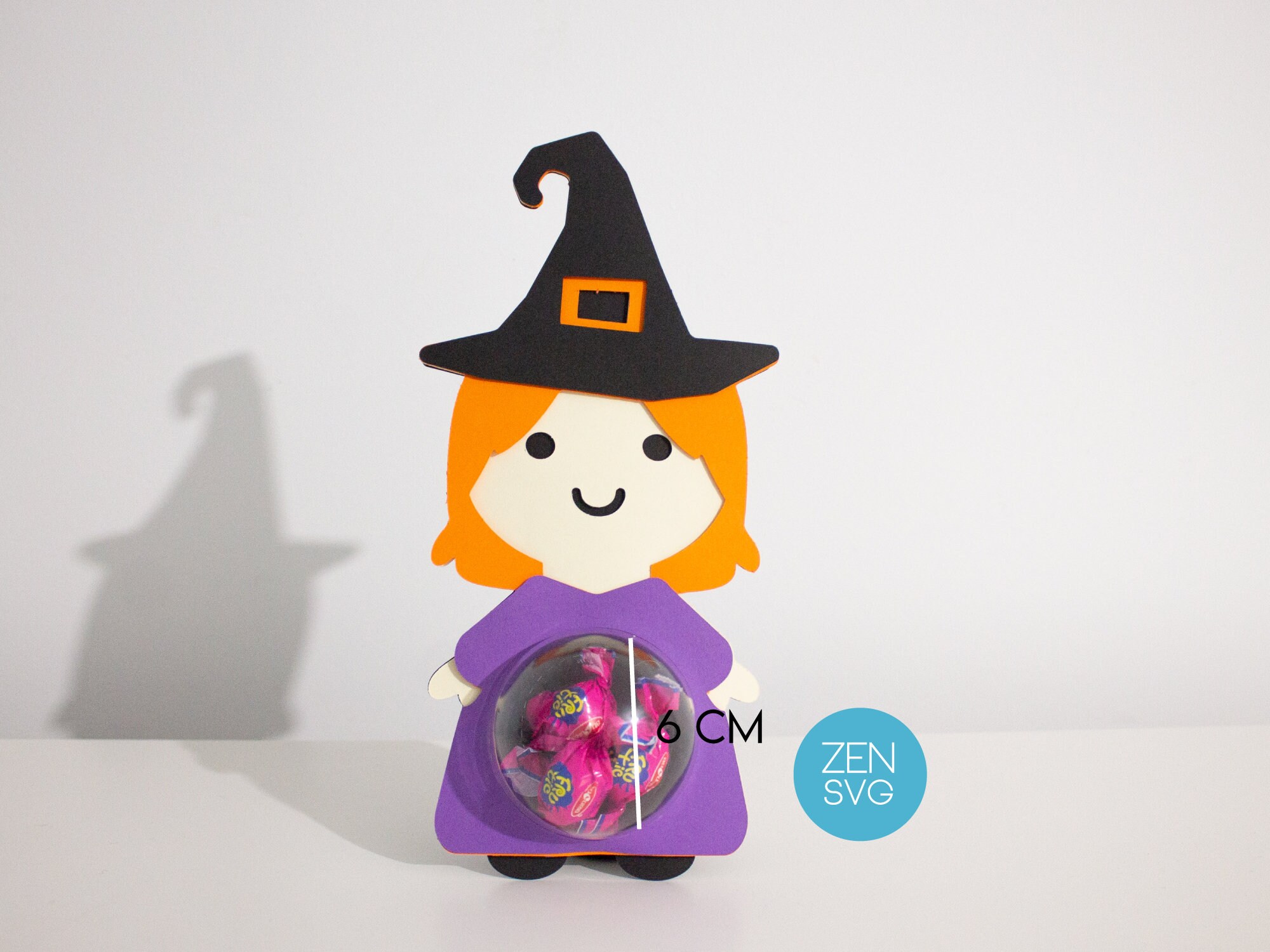 Halloween Candy Dome 6cm SVG Dracula Candy Holder Dome Cut - Etsy