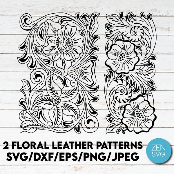 Sheridan Leather Tooling Patterns - Etsy
