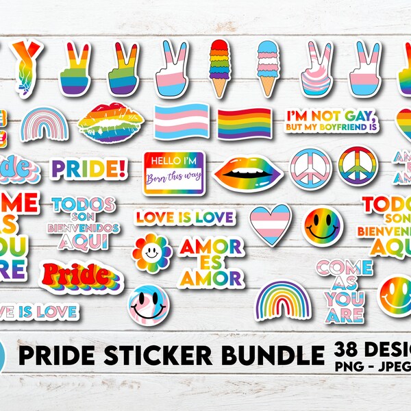 Pride Stickers - Etsy