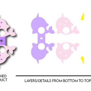 Unicorn Lollipop Holder SVG, Layered Lollipop Holder Cut File, Unicorn ...