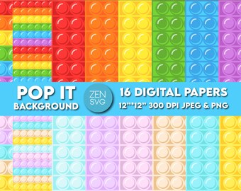 Pop It Fidget Rainbow - Etsy