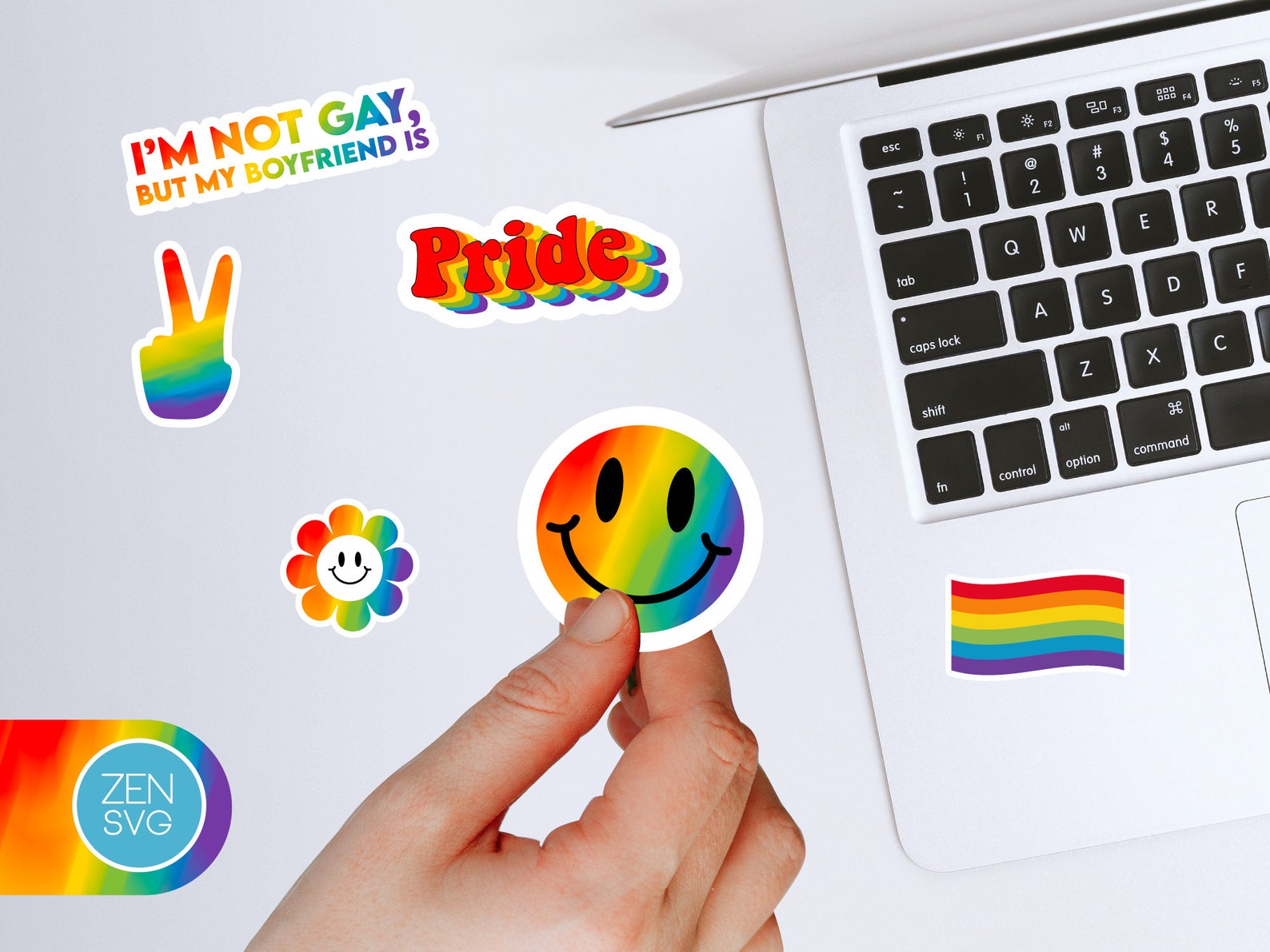 LGBTQ Pride Sticker Bundle Print and Cut LGBTQ Stickers - Etsy