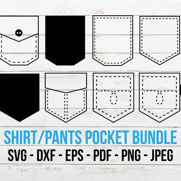 Jeans Pocket Svg - Etsy