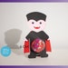 Halloween Candy Dome 6cm SVG, Dracula Candy Holder Dome Cut File, Dxf ...