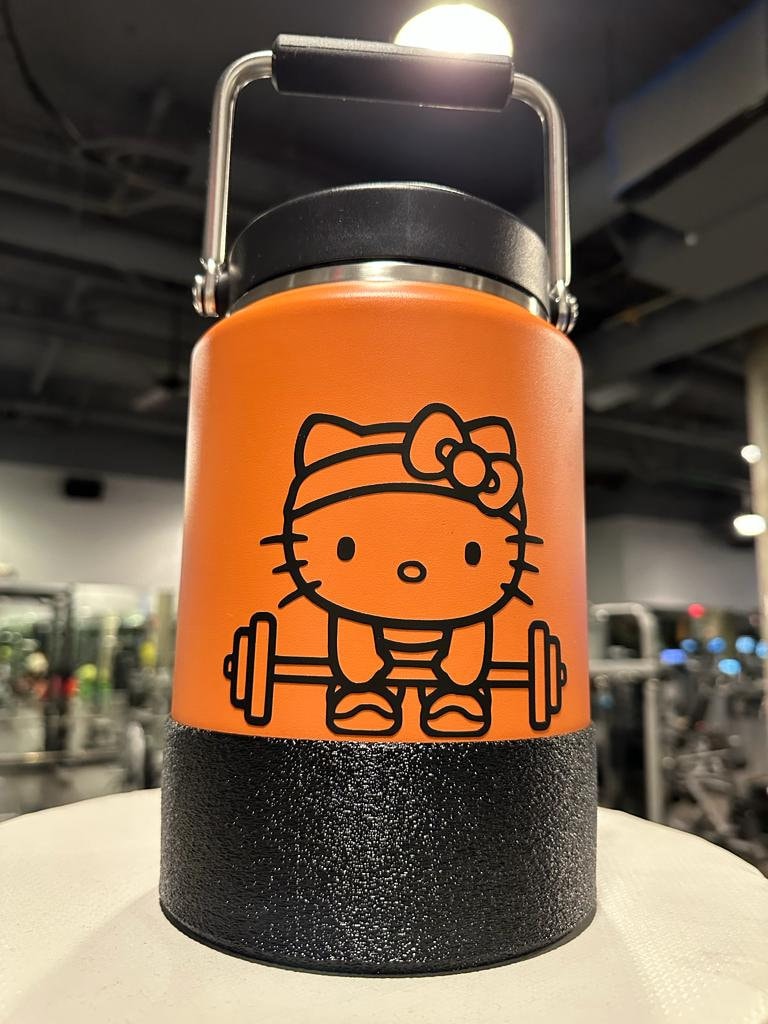 Hello Kitty Deadlifting Vinyl Sticker Decal for Car | Sanrio | Kawaii ...