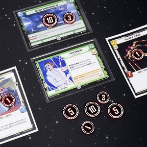 Damage Token Set double Sided Compatible With Star Wars Unlimited TCG ...