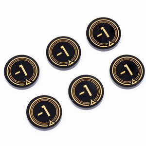 DAMAGE Token Set (single Sided) Compatible With Lorcana TCG - Etsy