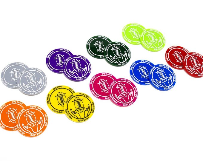 Fantasy Football Double Sided Ball Token - Etsy