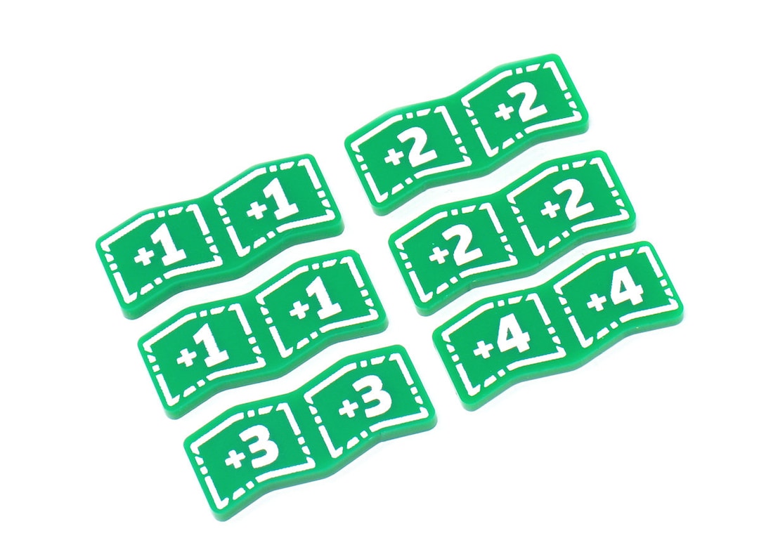 Experience XP Stackable Modifier Tokens (double Sided) Compatible With ...