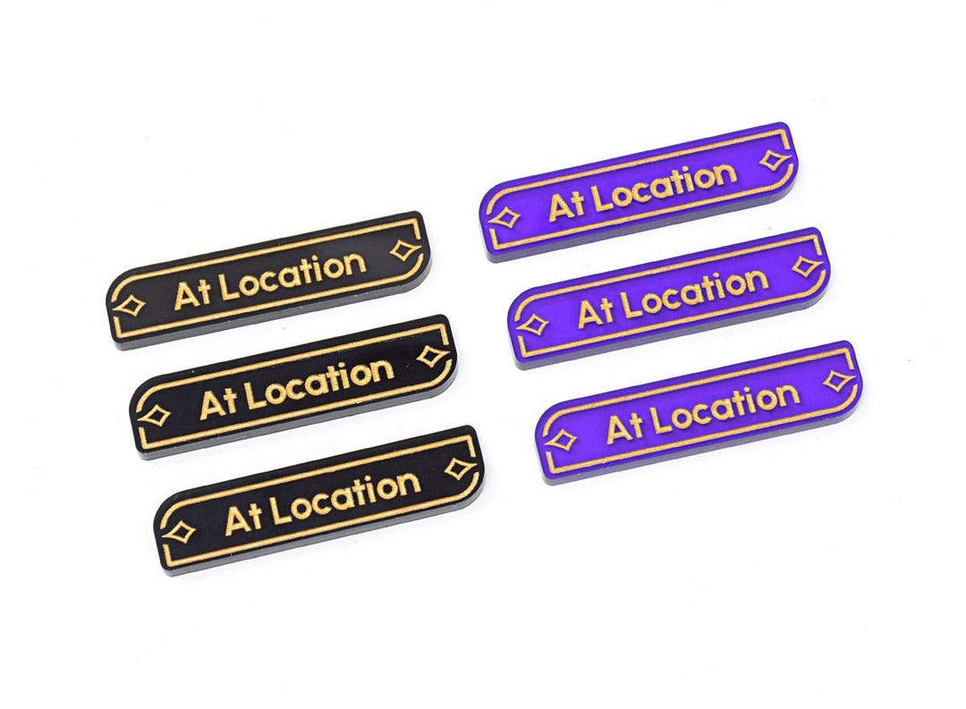 At Location Reminder Tokens Compatible With LORCANA TCG - Etsy