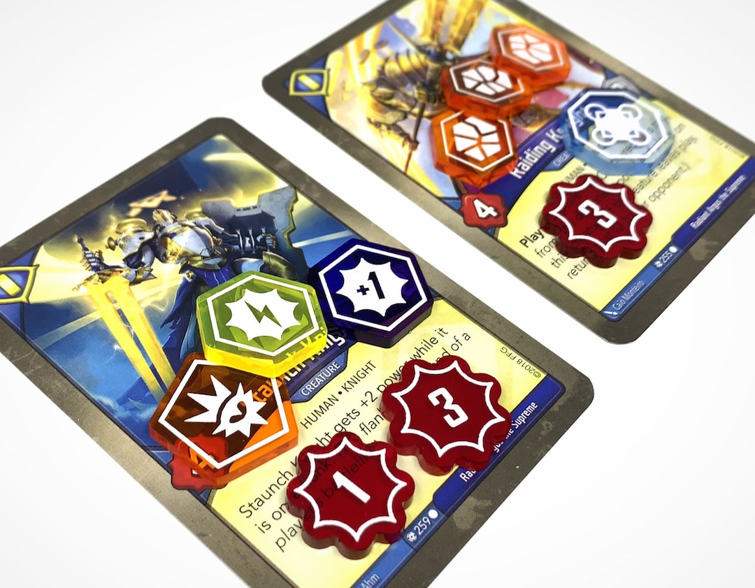Keyforge Compatible Complete Token Set (50 Tokens) - Etsy