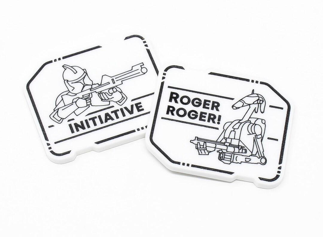 Clone / Droid Roger Roger (double Sided) Initiative Token Compatible ...