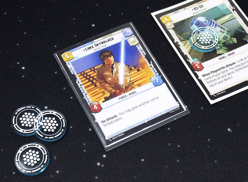Shield Tokens (acrylic) Compatible With Star Wars Unlimited TCG - Etsy