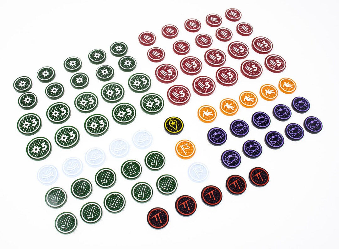 Core Acrylic Token Upgrade Set Compatible With Marvel Crisis Protocol ...