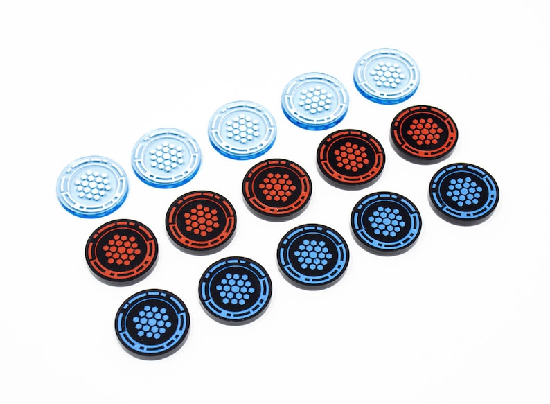 Shield Tokens (acrylic) Compatible With Star Wars Unlimited TCG - Etsy