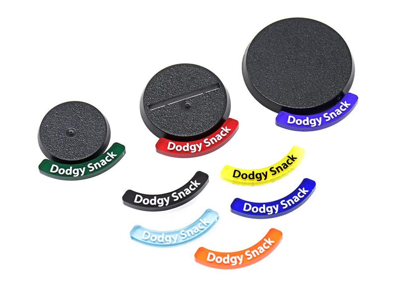 3x DODGY SNACK Curved Tab Markers Compatible With Fantasy Football ...