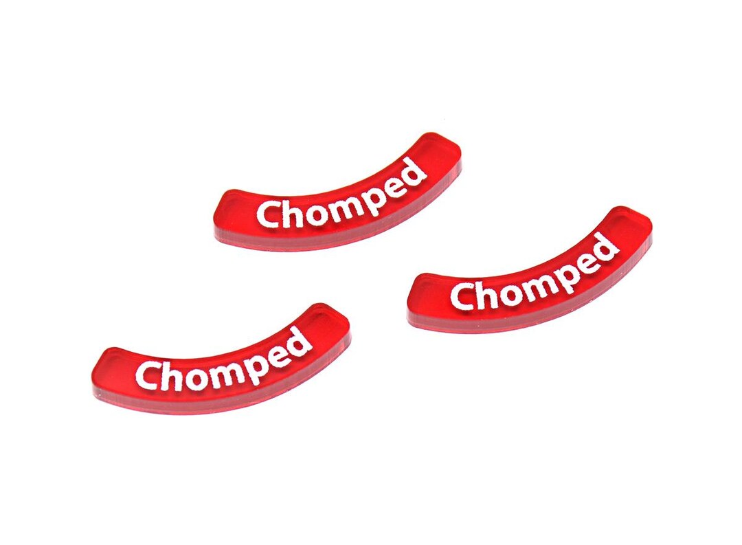 3x CHOMPED Curved Tab Markers Compatible With Fantasy Football Games - Etsy