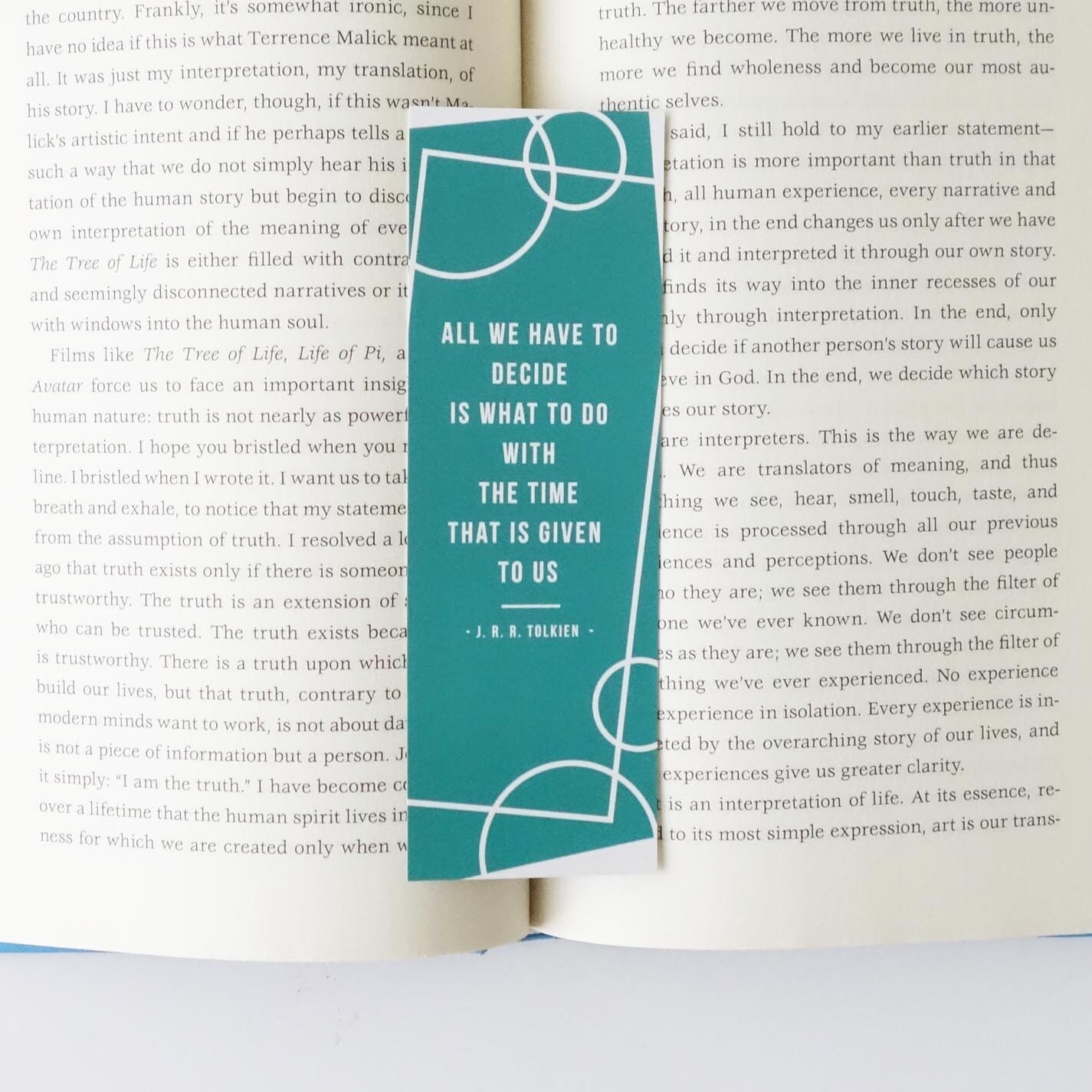 Set of 5 Bookmarks Mix & Match Quote Bookmarks | Etsy