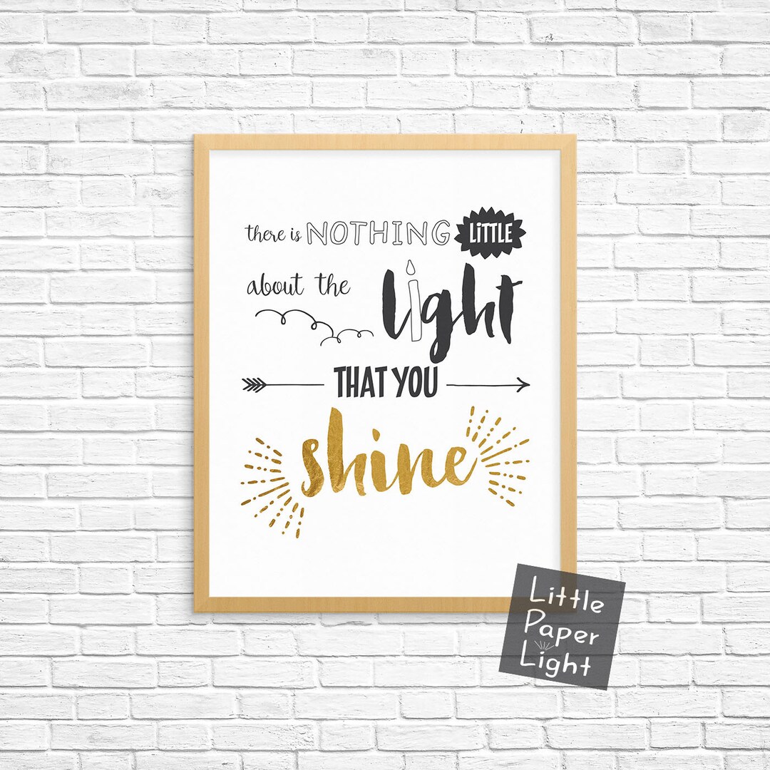 Shine Bright Motivational Prints Christian Gifts - Etsy