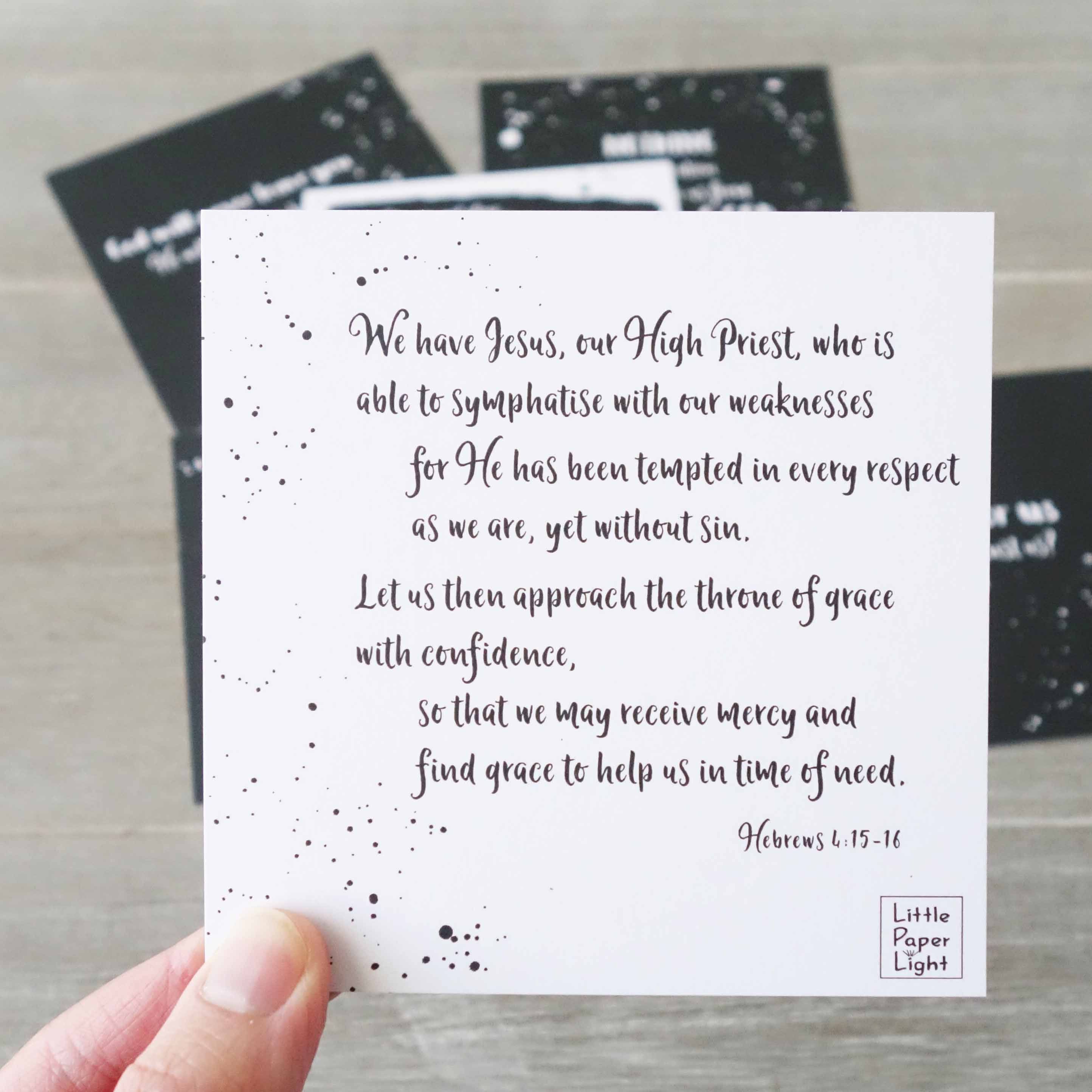 NEVER LOSE HOPE Bible Verse Cards Bamboo Stand Scripture - Etsy