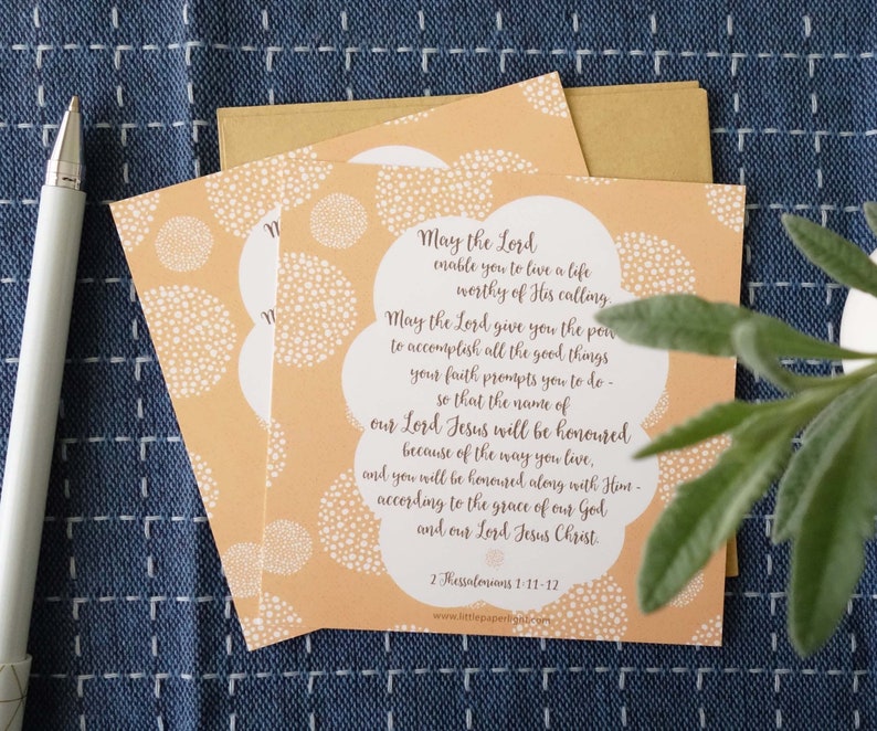 Set of 3 Mini Prayer Cards Christian Note Cards Postcards - Etsy