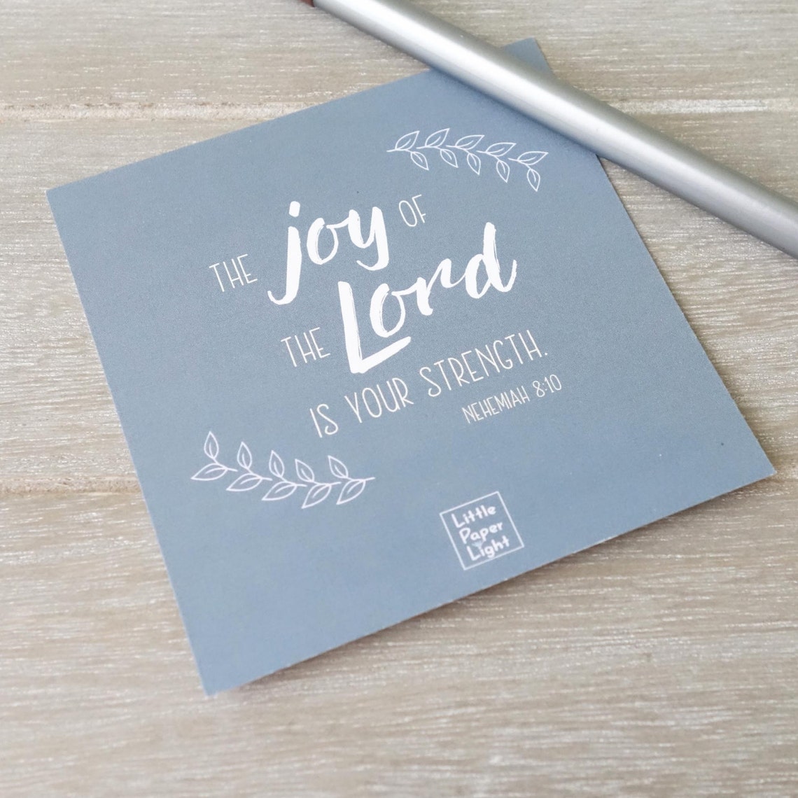 UNSPEAKABLE JOY Bible Verse Cards Bamboo Stand Scripture - Etsy