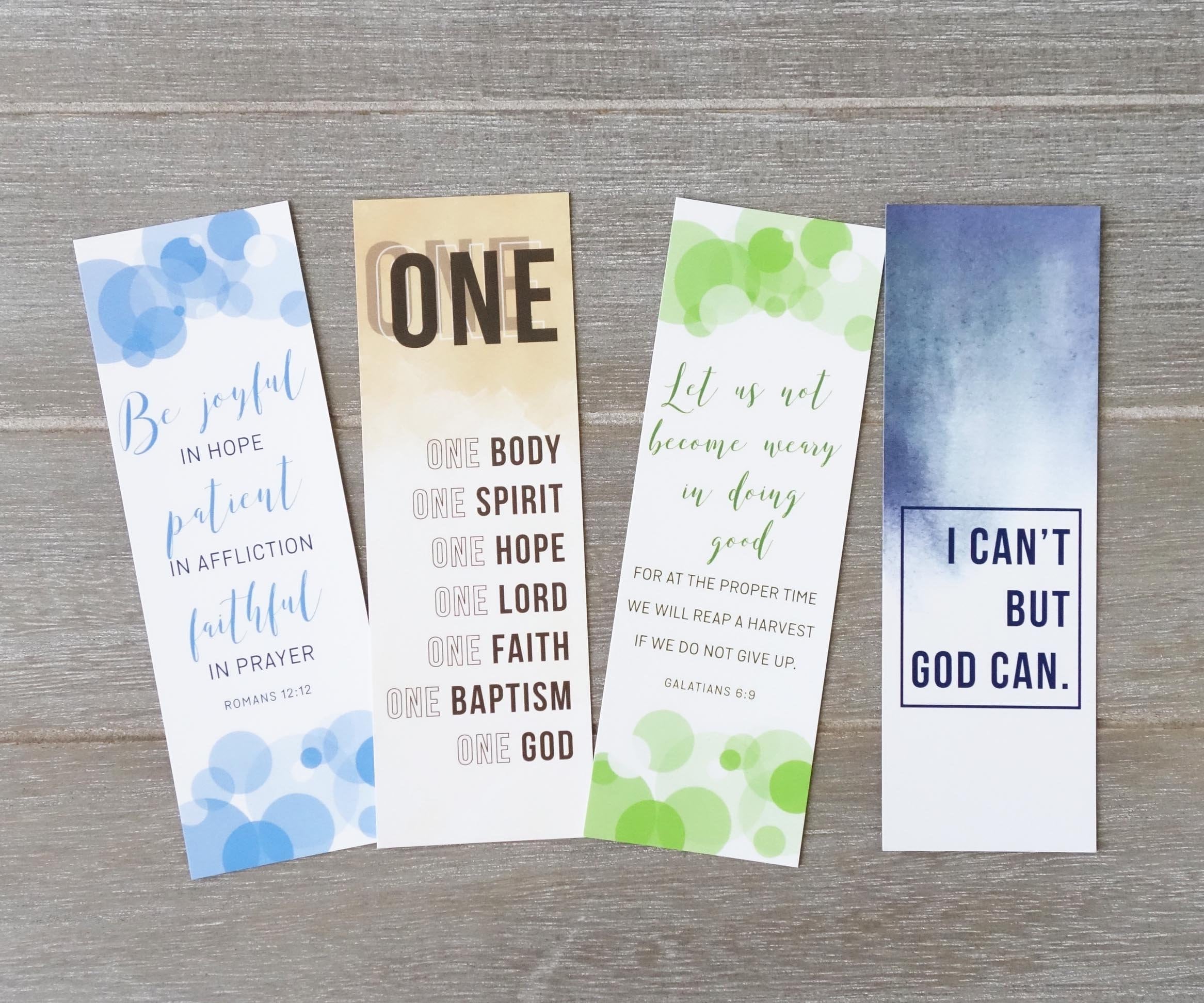 10x Mix & Match Bookmarks Scripture Bookmark Bible Verse - Etsy