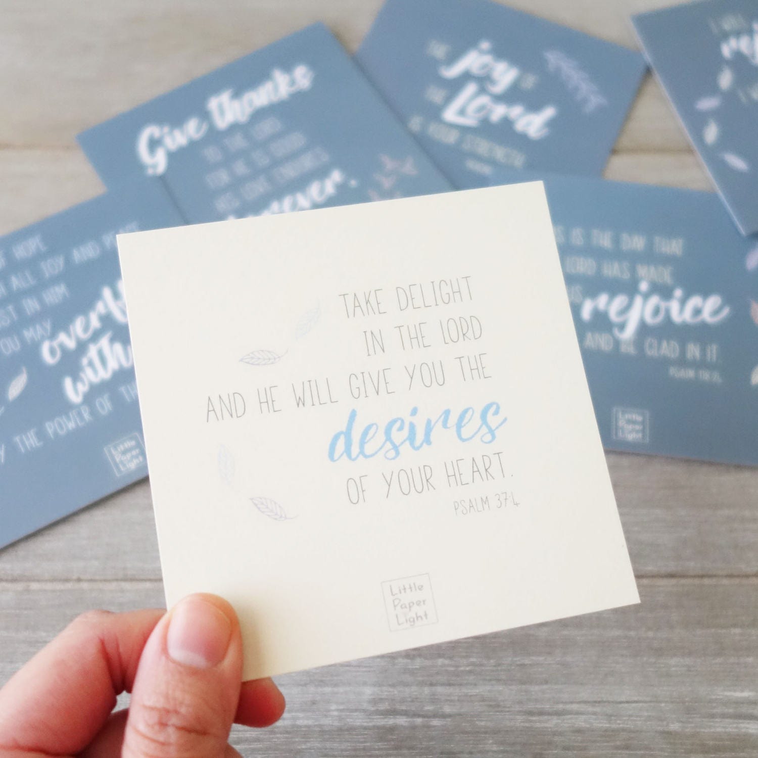 UNSPEAKABLE JOY Bible Verse Cards Bamboo Stand Scripture - Etsy