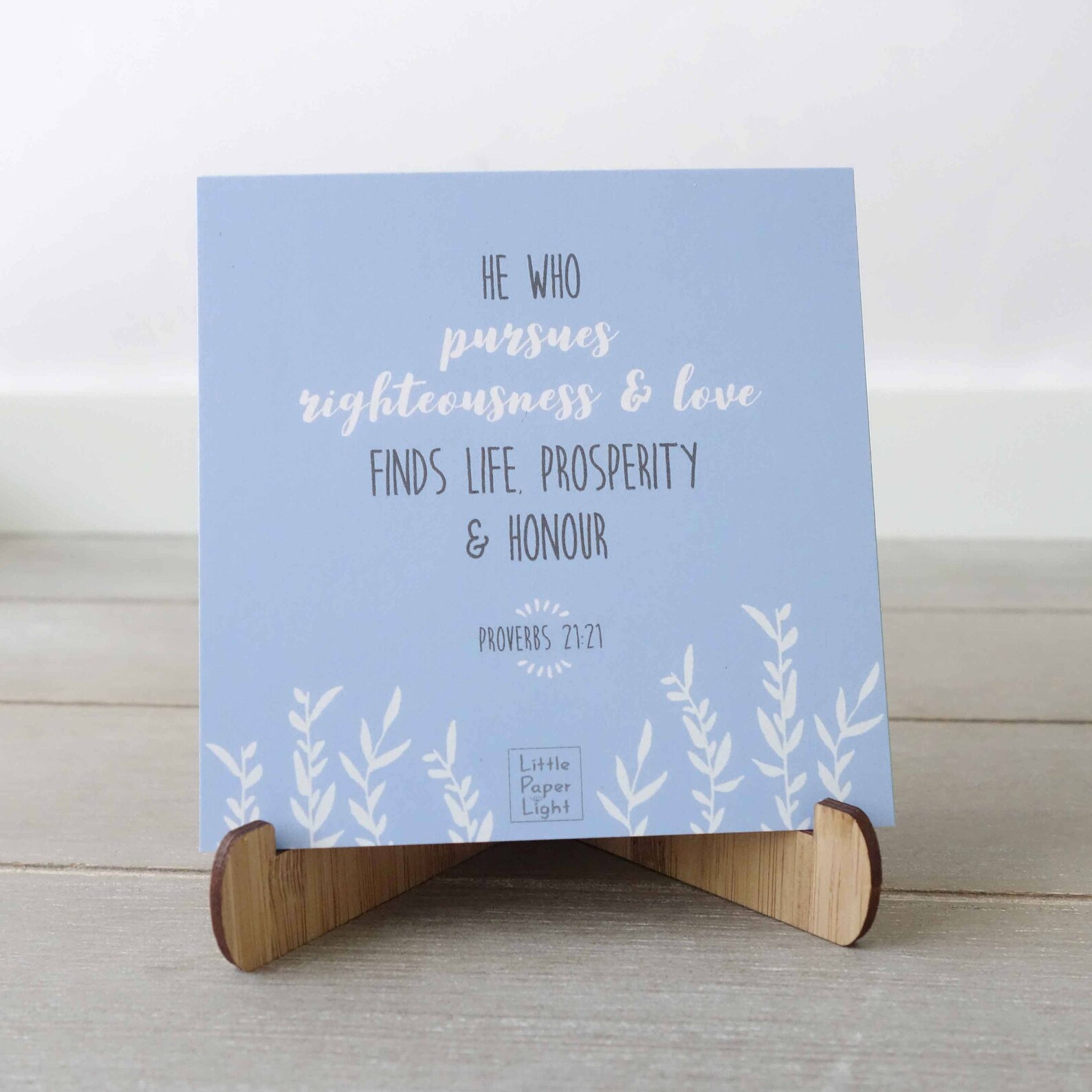 WISDOM 101 Bible Verse Cards Pack Bamboo Stand Scripture - Etsy