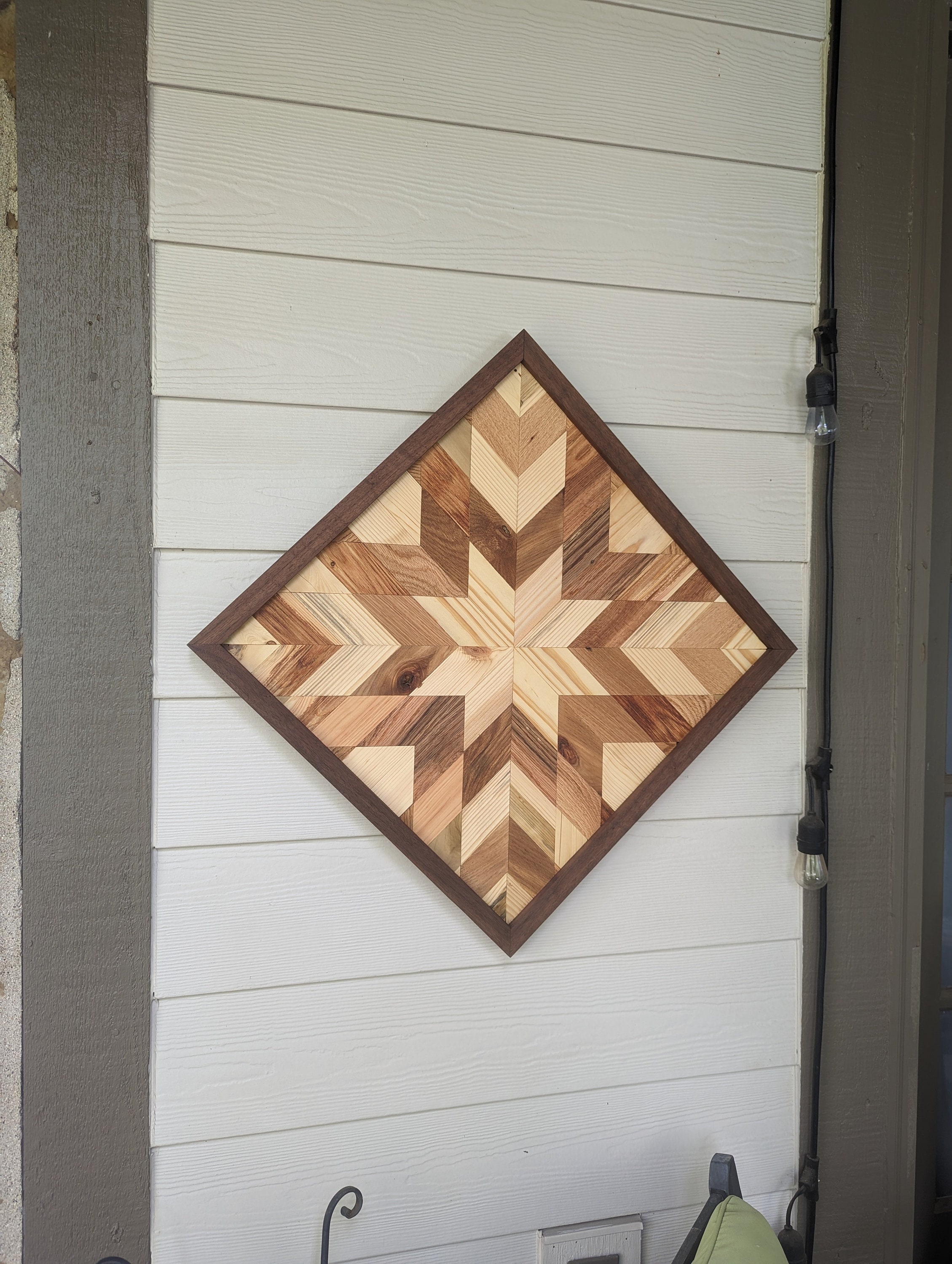 Hand-made Pallet Wood Quilt Block Wall Hanging - Etsy