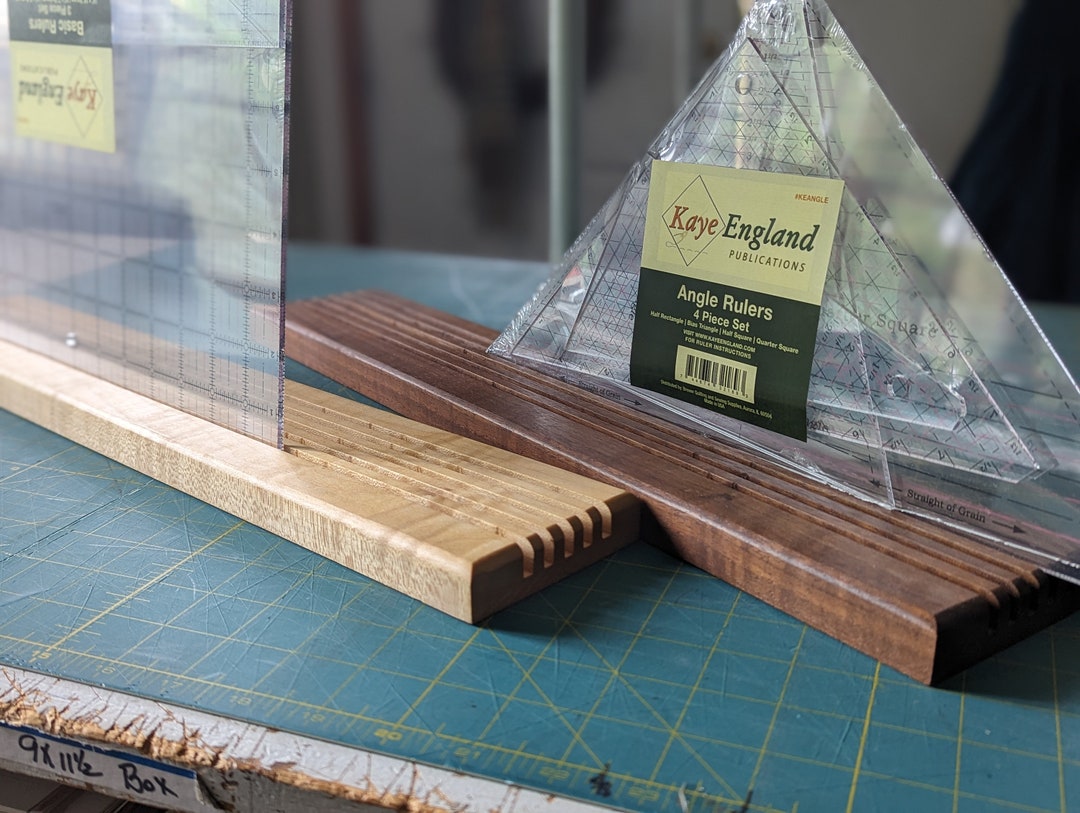 Hardwood Quilt Ruler Stand - Etsy