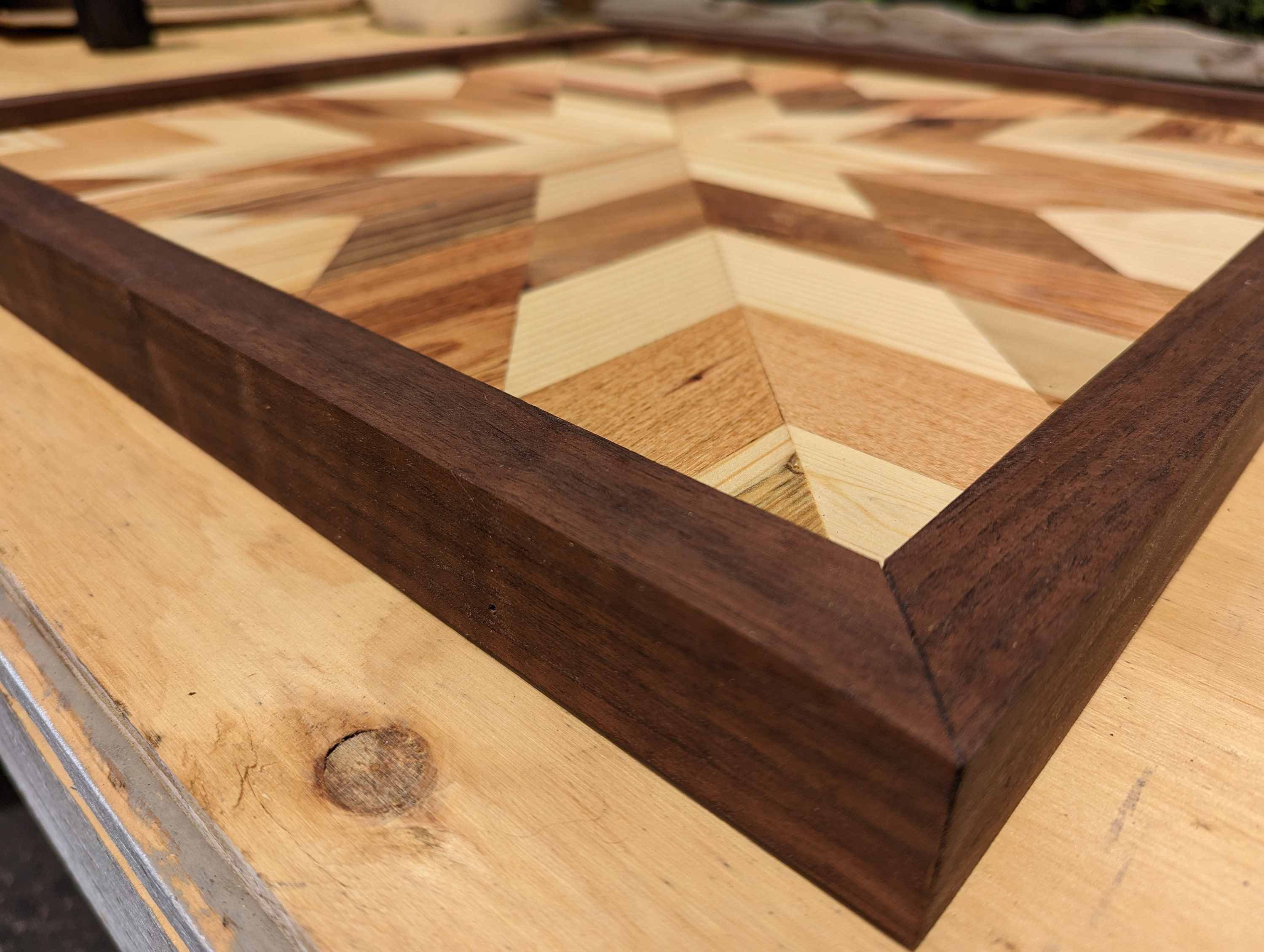 Hand-made Pallet Wood Quilt Block Wall Hanging - Etsy