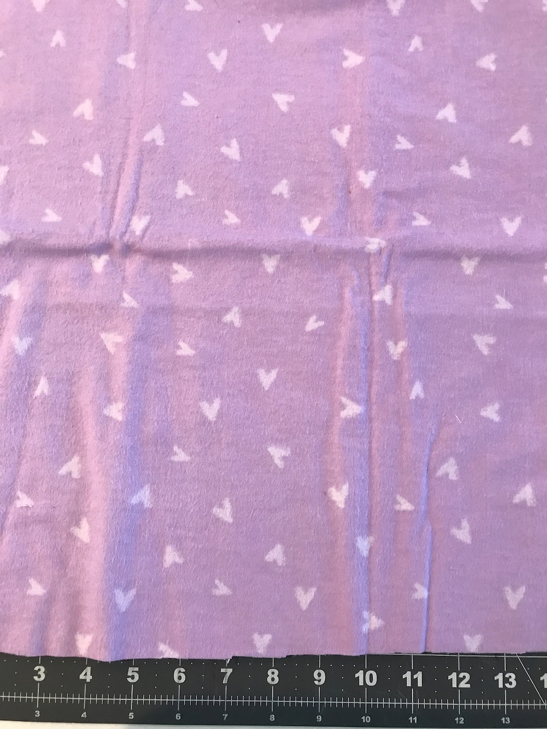 Hearts on Purple Super Snuggle Flannel Fabric BY THE YARD - Etsy