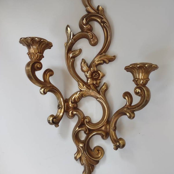 Syroco Wall Sconce - Etsy