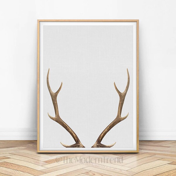 Antler Print - Etsy