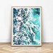 Ocean Print Ocean Wave Print Coastal Wall Art Printable - Etsy
