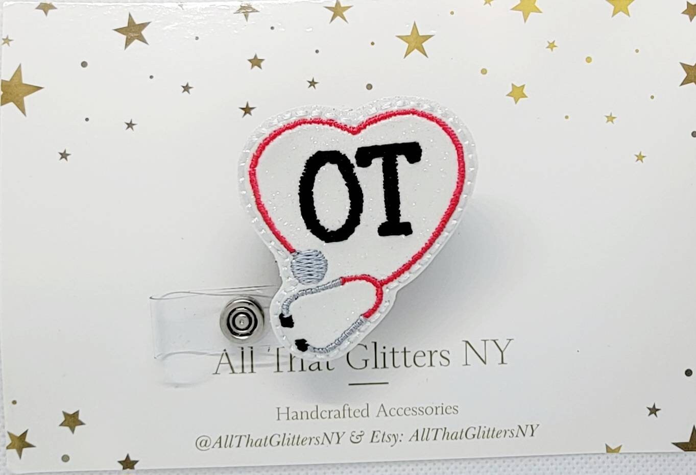OT Retractable Badge Reel, Medical Id Badge Reel, Nurse Badge Reel ...