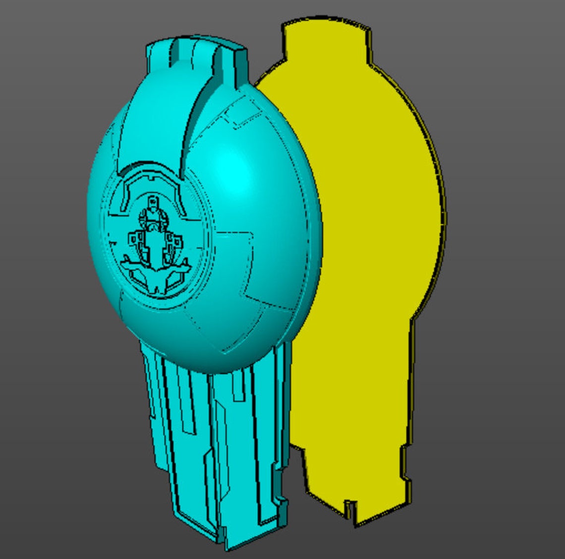 Thor Ragnarok Shield 3d Print Files - Etsy