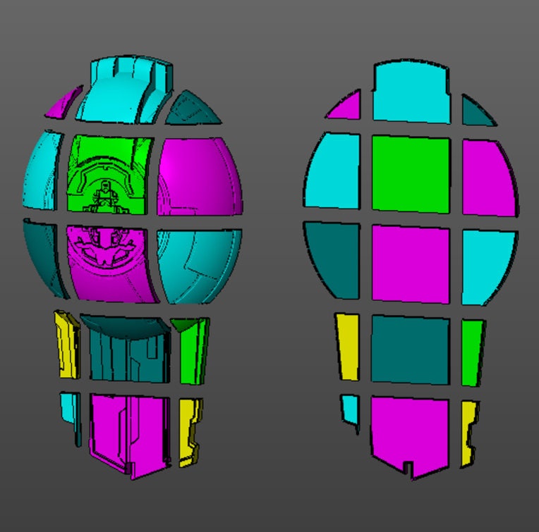 Thor Ragnarok Shield 3d Print Files - Etsy