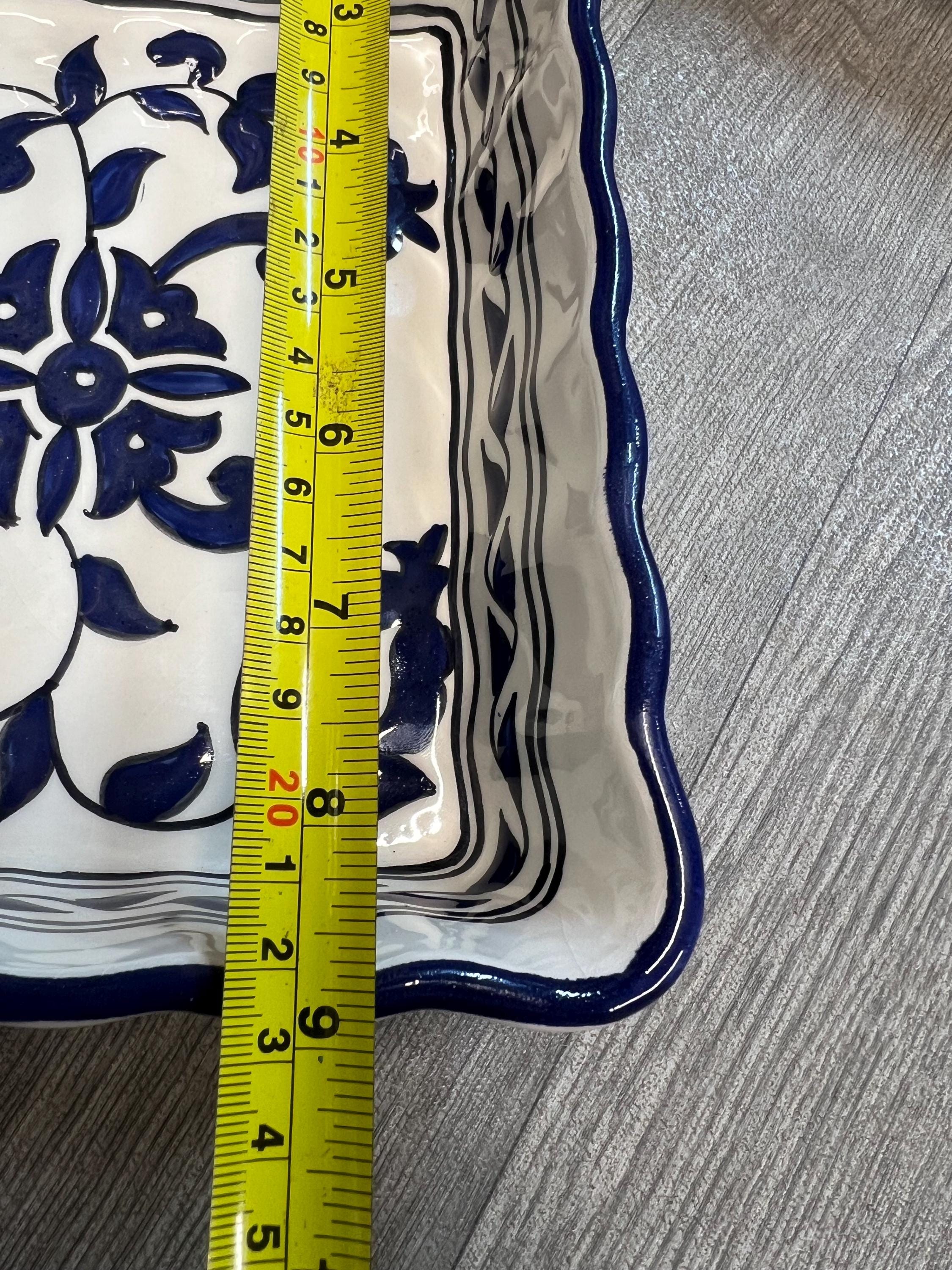 Ceramic Rectangle Lasagna Dish , Baking Dish Handmade and Painted - Etsy